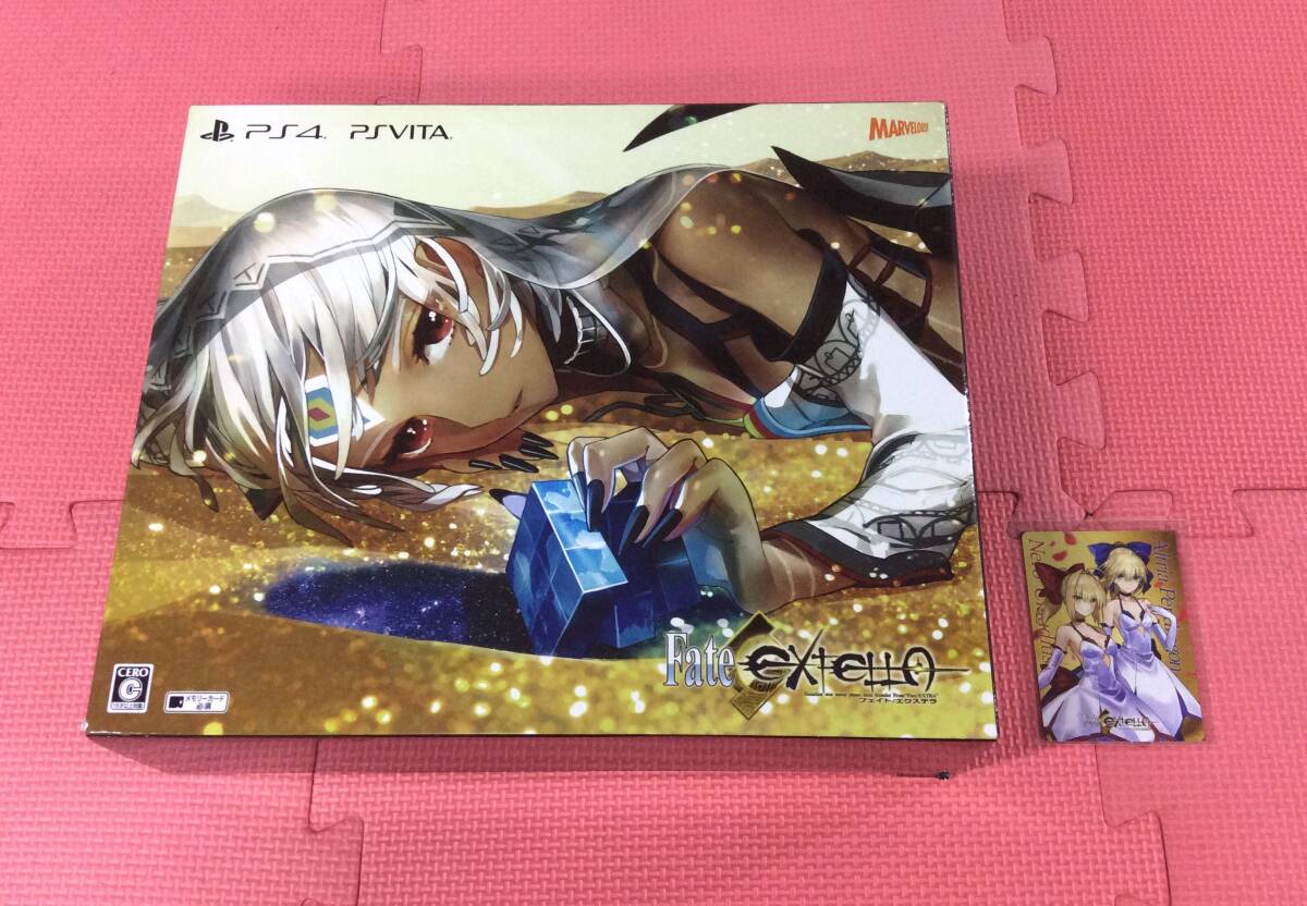 GM6004/80/0 品 PS Vita＋PS4ソフト Fate/EXTELLA VELBER BOX フェイト／エクステラ PlayStation4 プレイステーション4(PS4ソフト ...