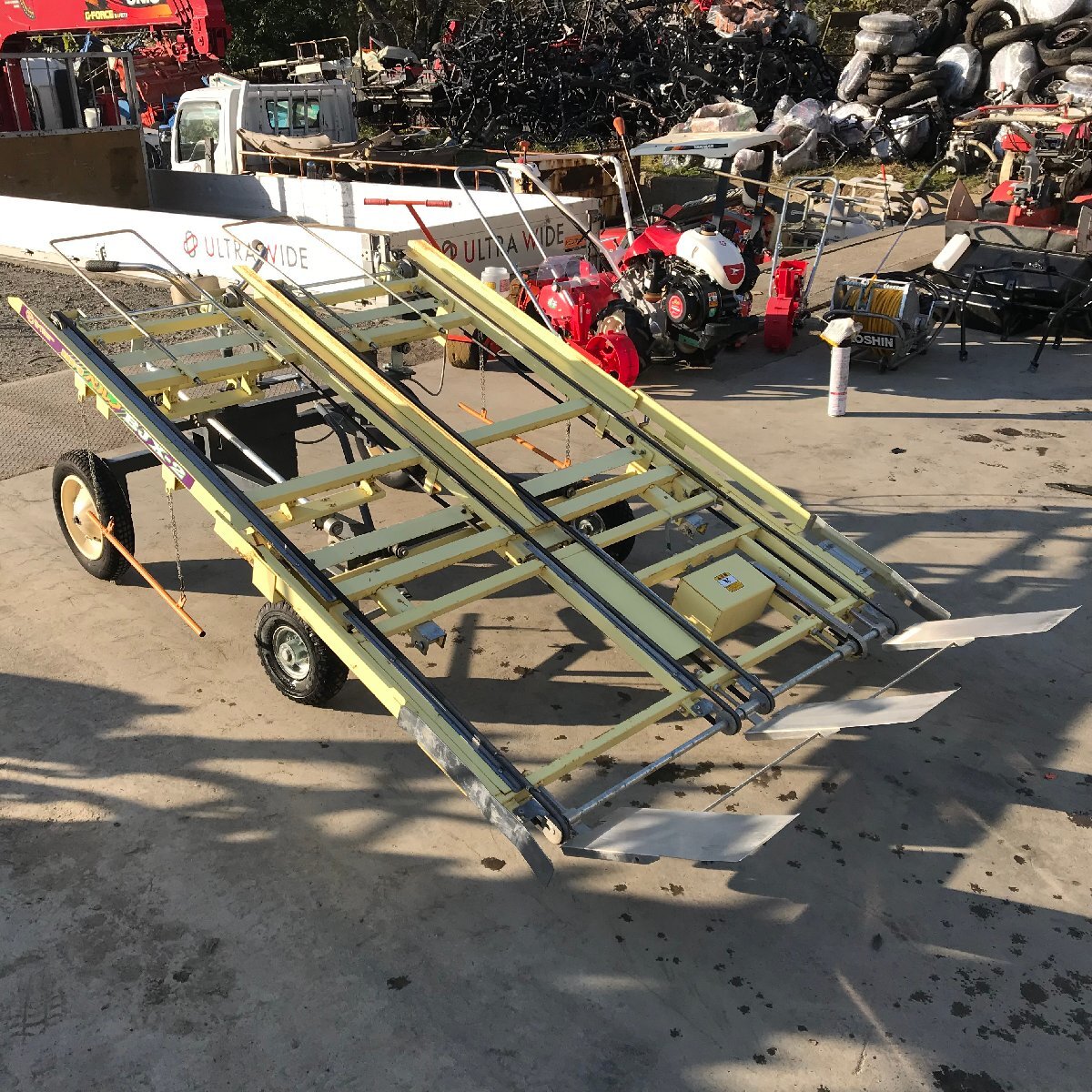 Yahoo!オークション - 苗箱並べ機 タイショー TAISHO BJX-2 12Vバッテ...