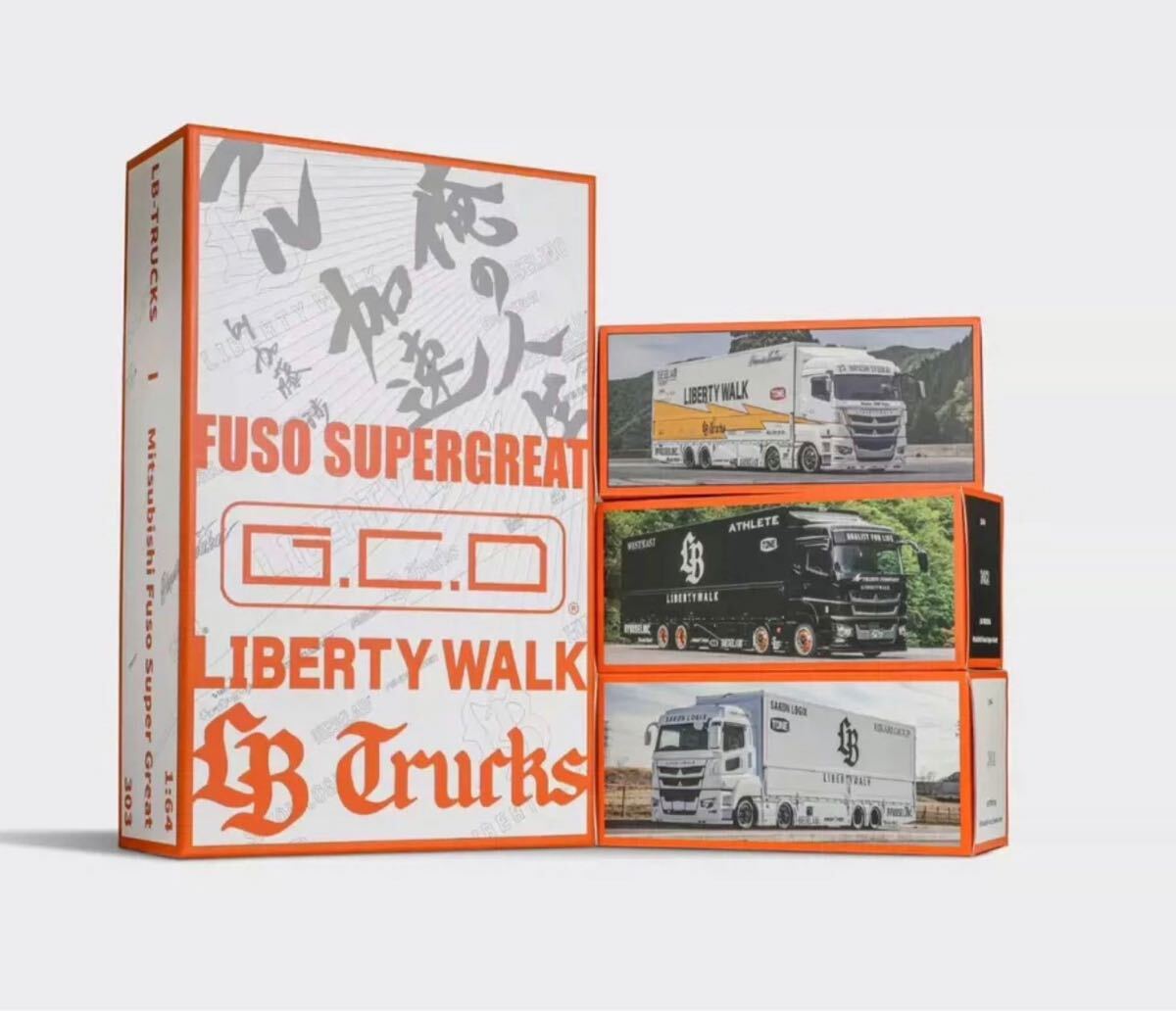 Yahoo!オークション - GCD 1/64 LB-TRUCKS 三菱郵送車 FUSO スーパーグ...