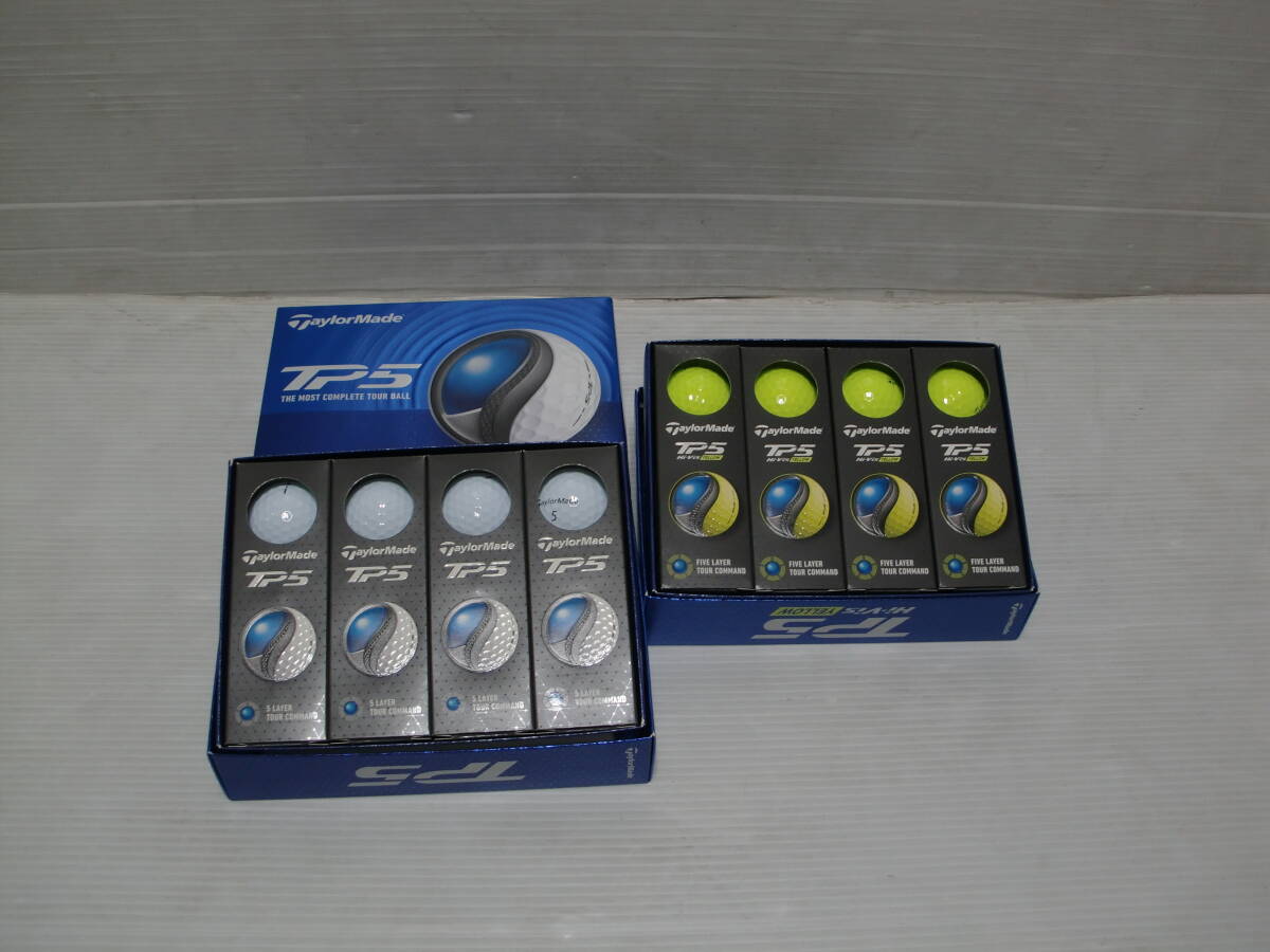 Yahoo!オークション - テーラーメイド ゴルフボール TP5 ホワイト・イ...