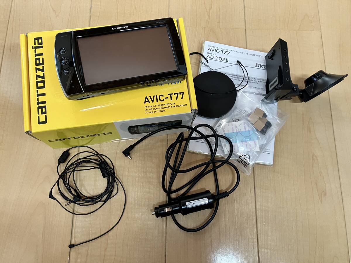 Yahoo!オークション - AVIC-T77 carrozzeria カロッツェリア パイオニ...