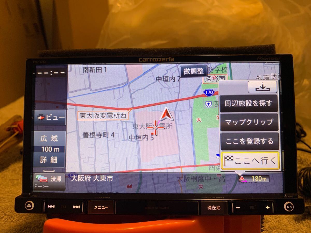 Yahoo!オークション - 動作保証付 A615/カロッツェリア AVIC-RZ33 SDナ...