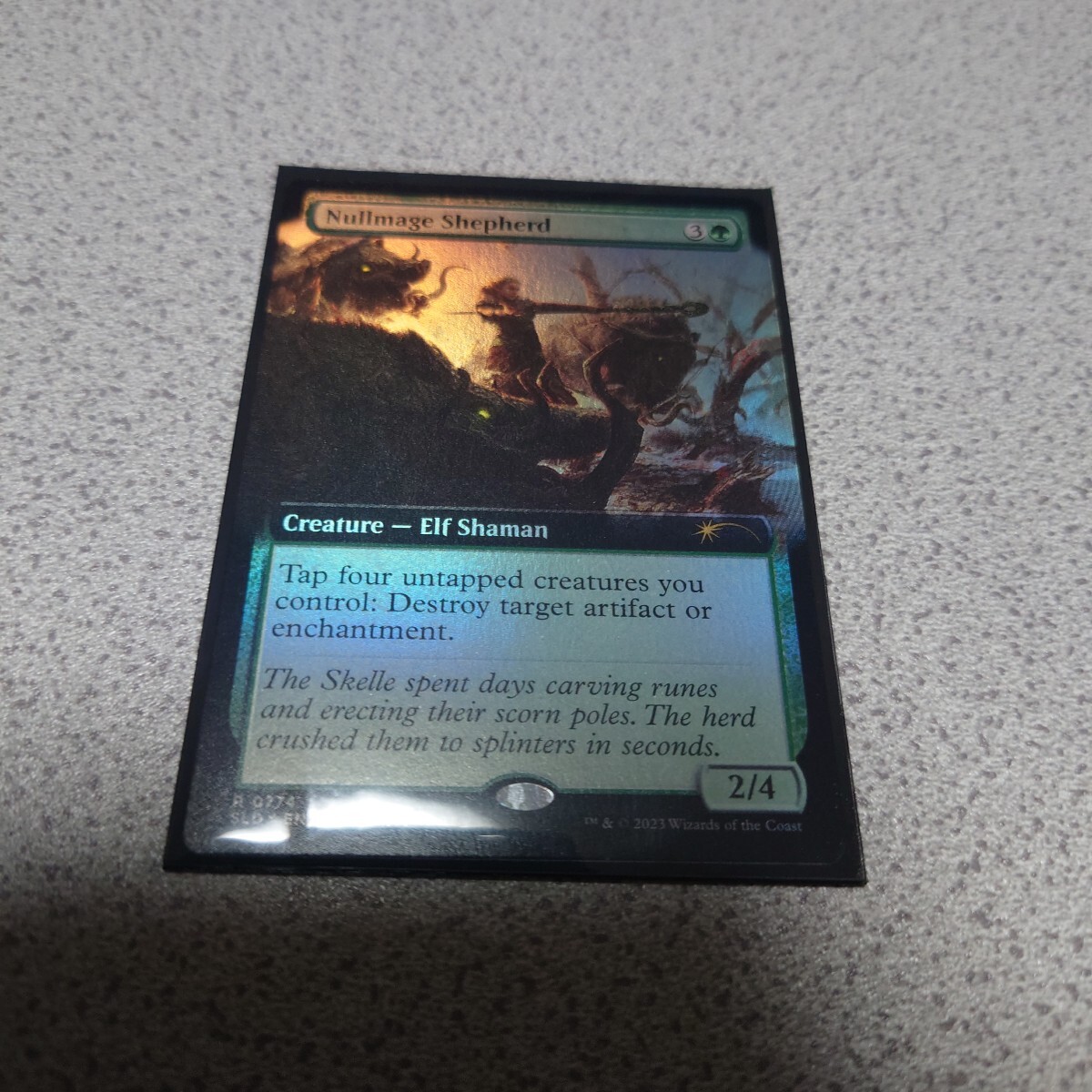 Yahoo!オークション - MTG SLD 虚無魔道士の番人 英語foil 拡張アート ...