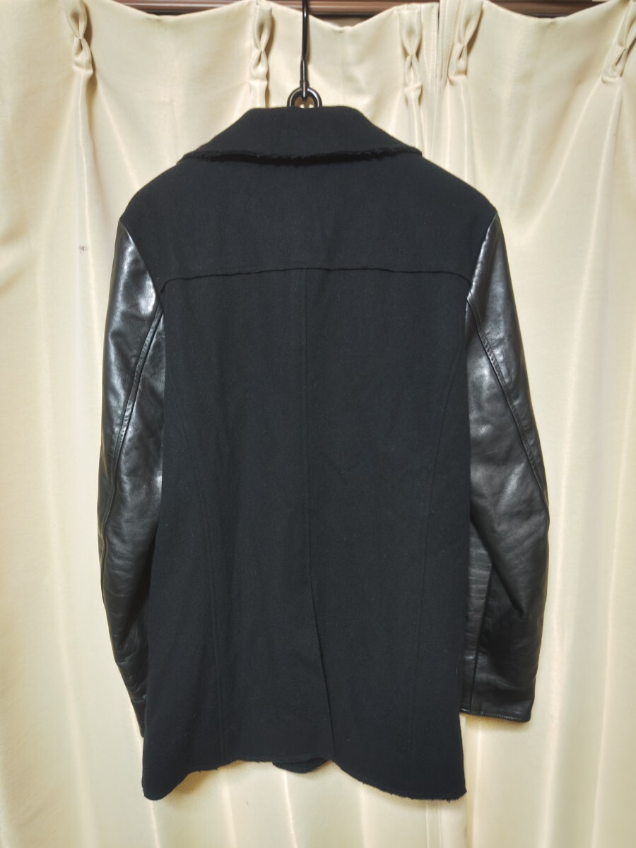 Yahoo!オークション - WJK Pコート ブラック Mサイズ レザー
