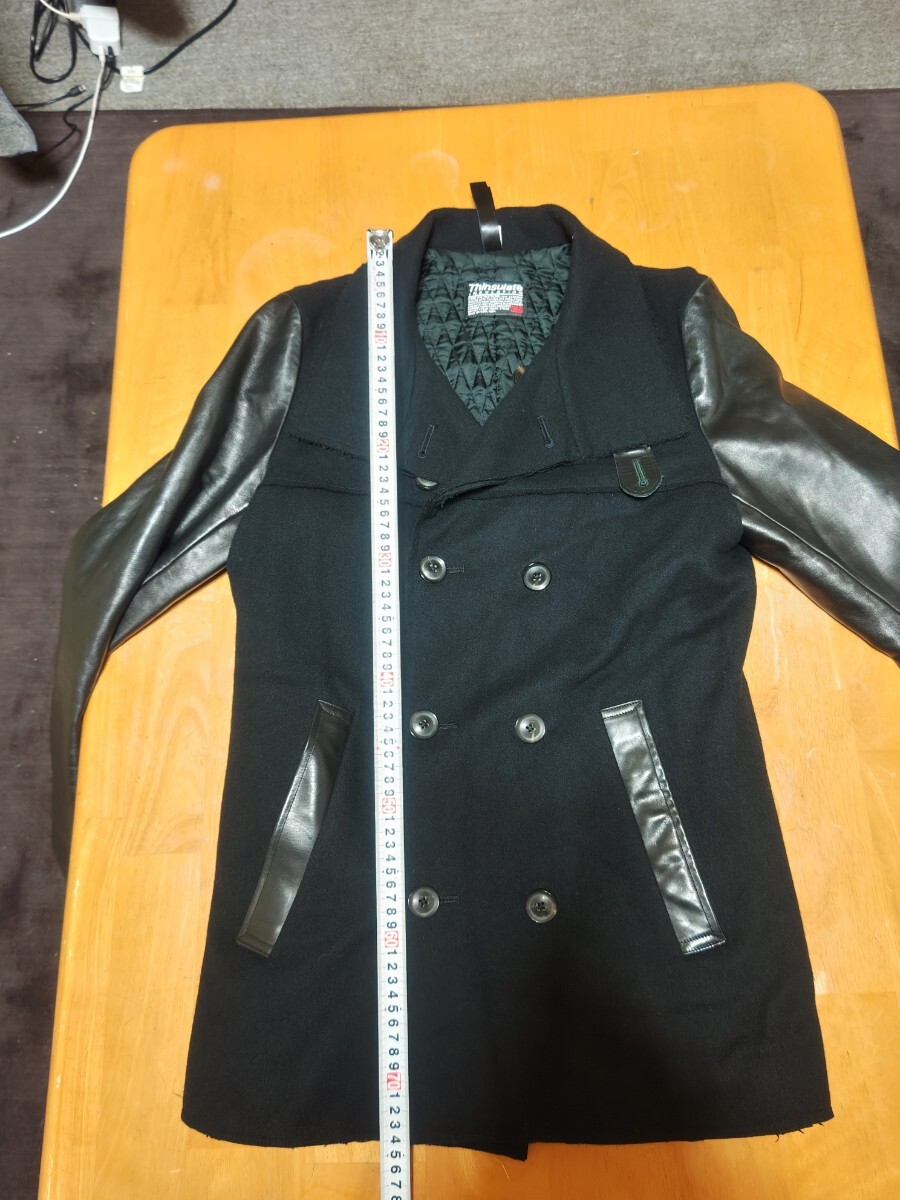 Yahoo!オークション - WJK Pコート ブラック Mサイズ レザー