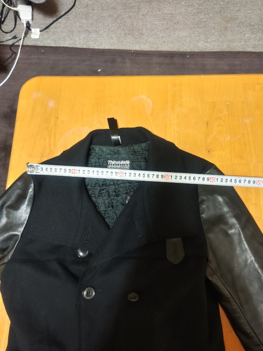 Yahoo!オークション - WJK Pコート ブラック Mサイズ レザー