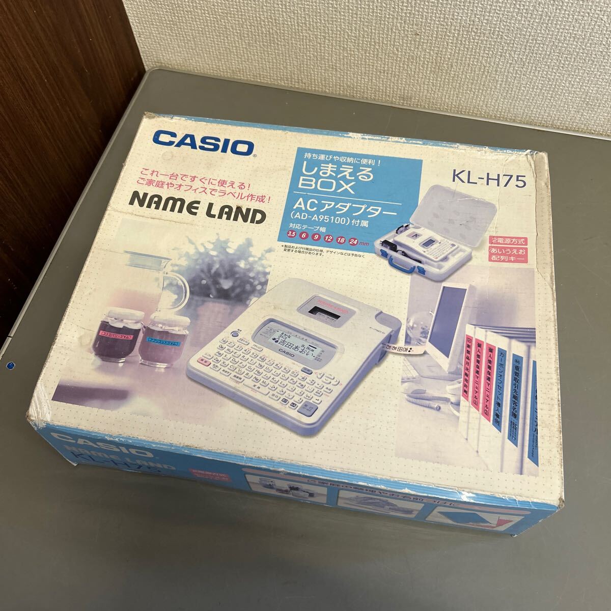 Yahoo!オークション - Y0037 CASIO テプラ KL-H75 ネームランド ラベル...