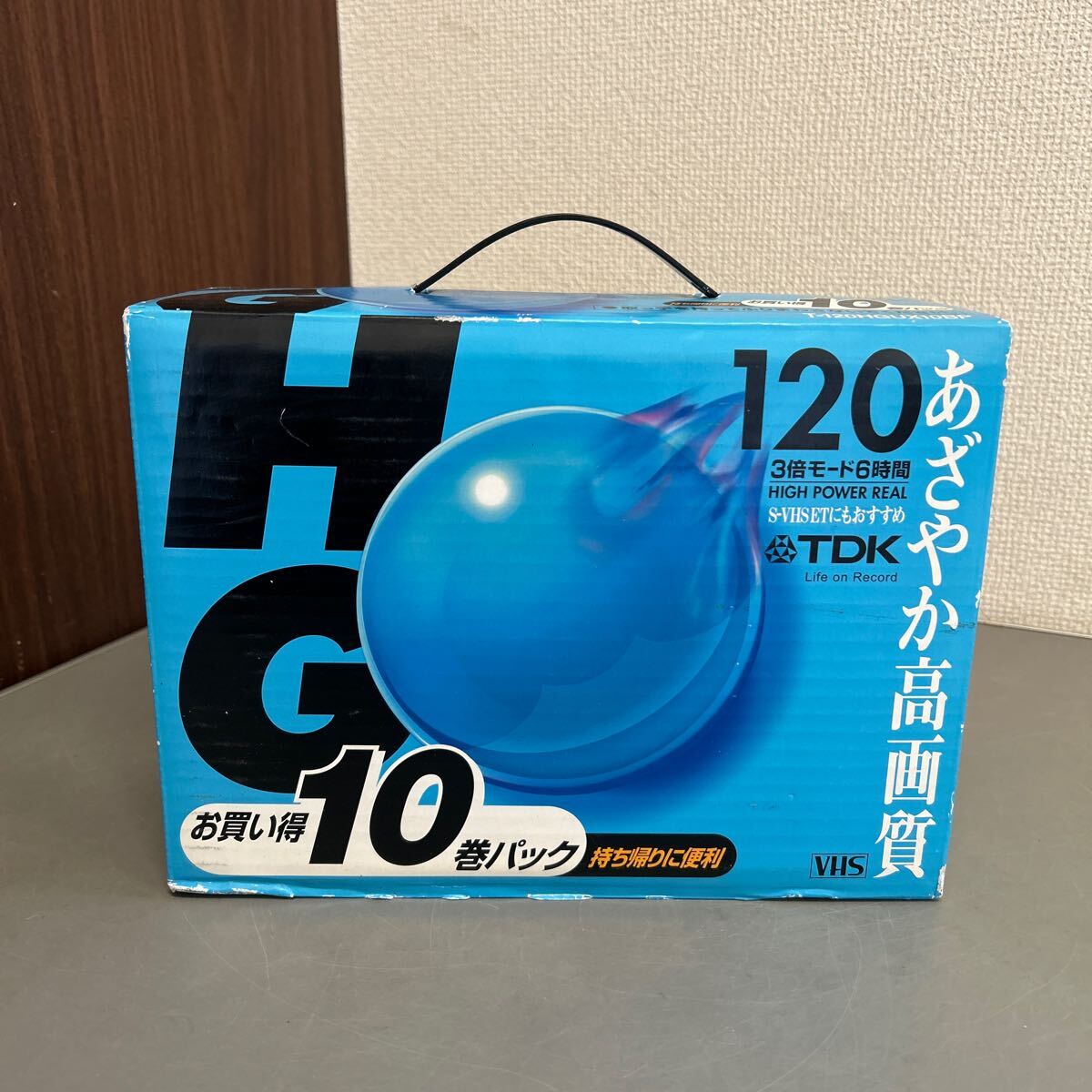 Yahoo!オークション - Y0313 未使用品 TDK VHS ビデオテープ 120 10本 ...