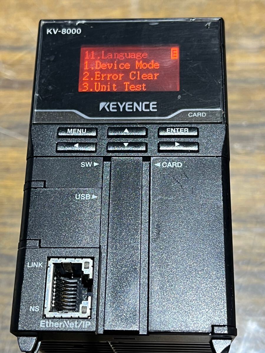 品 KEYENCE キーエンス プログラマブルコントローラ CPUユニット KV-8000 A573(その他)｜売買されたオークション情報、yahooの商品情報をアーカイブ公開 ...