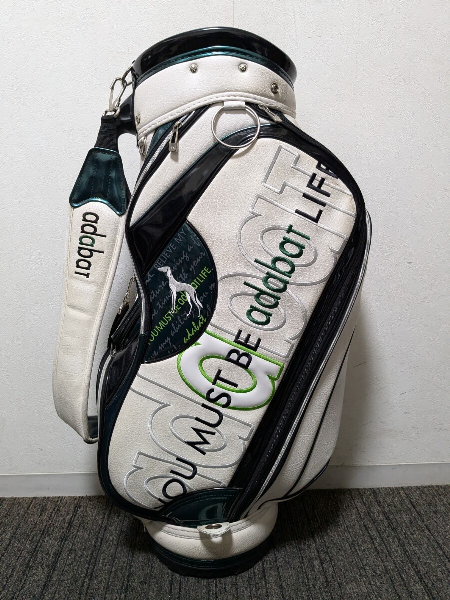 Yahoo!オークション - adabat アダバット キャディバック GOLF ゴルフ...
