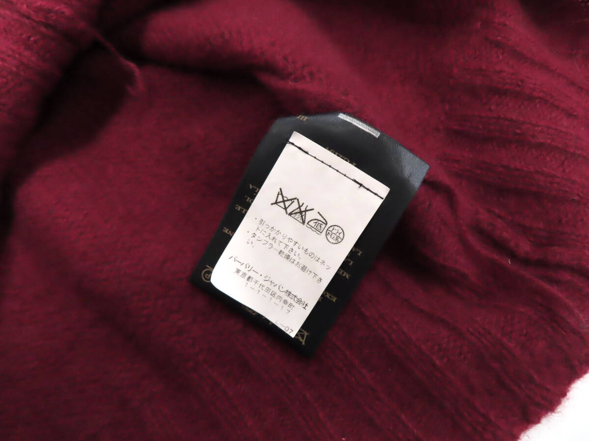 Yahoo!オークション - 16883 美品 BURBERRY バーバリー メリノウール ...