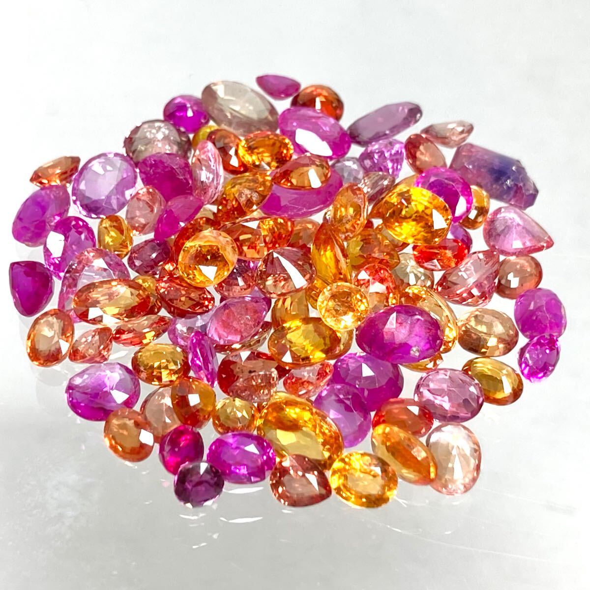 Yahoo!オークション - 1円〜 天然カラーサファイアおまとめ58ct d 約11...