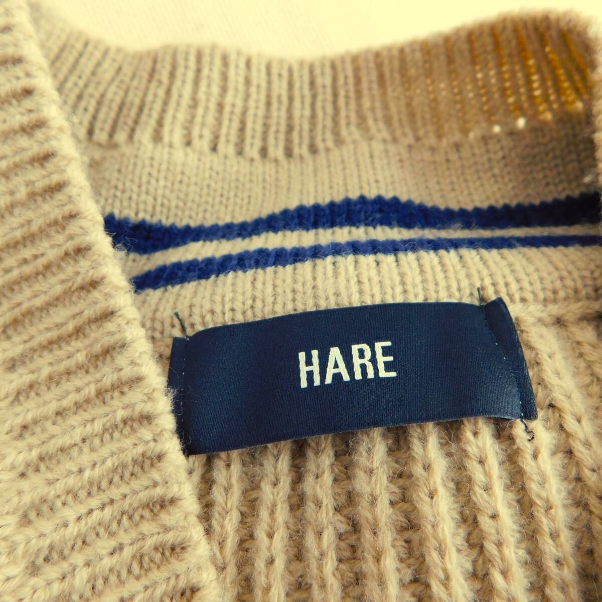 Yahoo!オークション - HARE ハレ 1回着 ベストニット a480