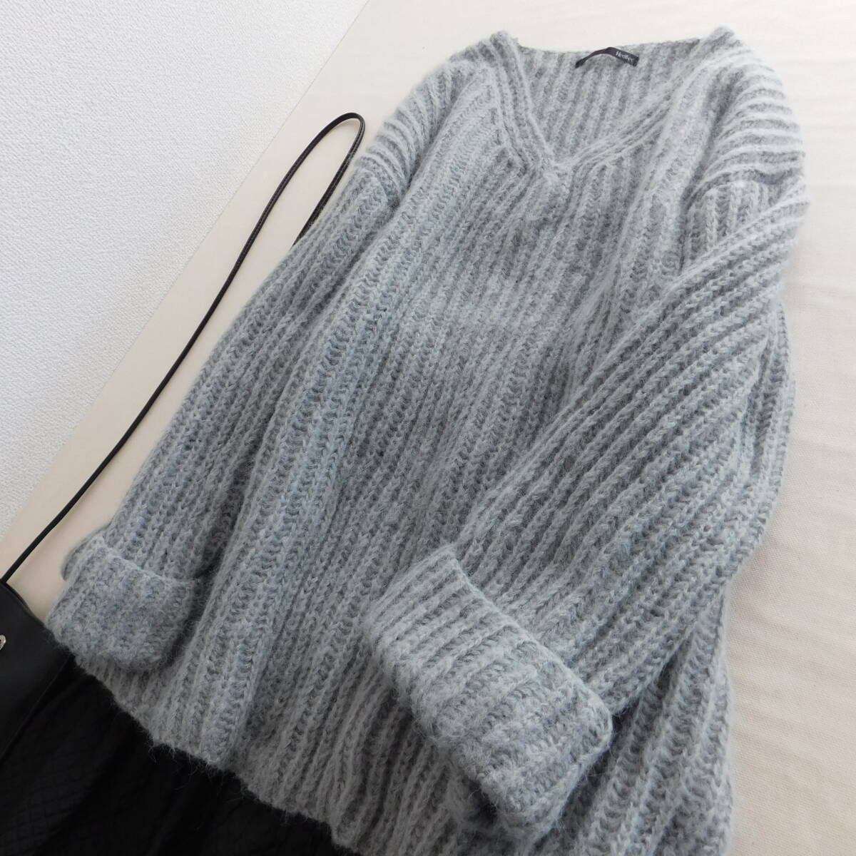 Yahoo!オークション - Heather ヘザー 新品同様 起毛ニット a565