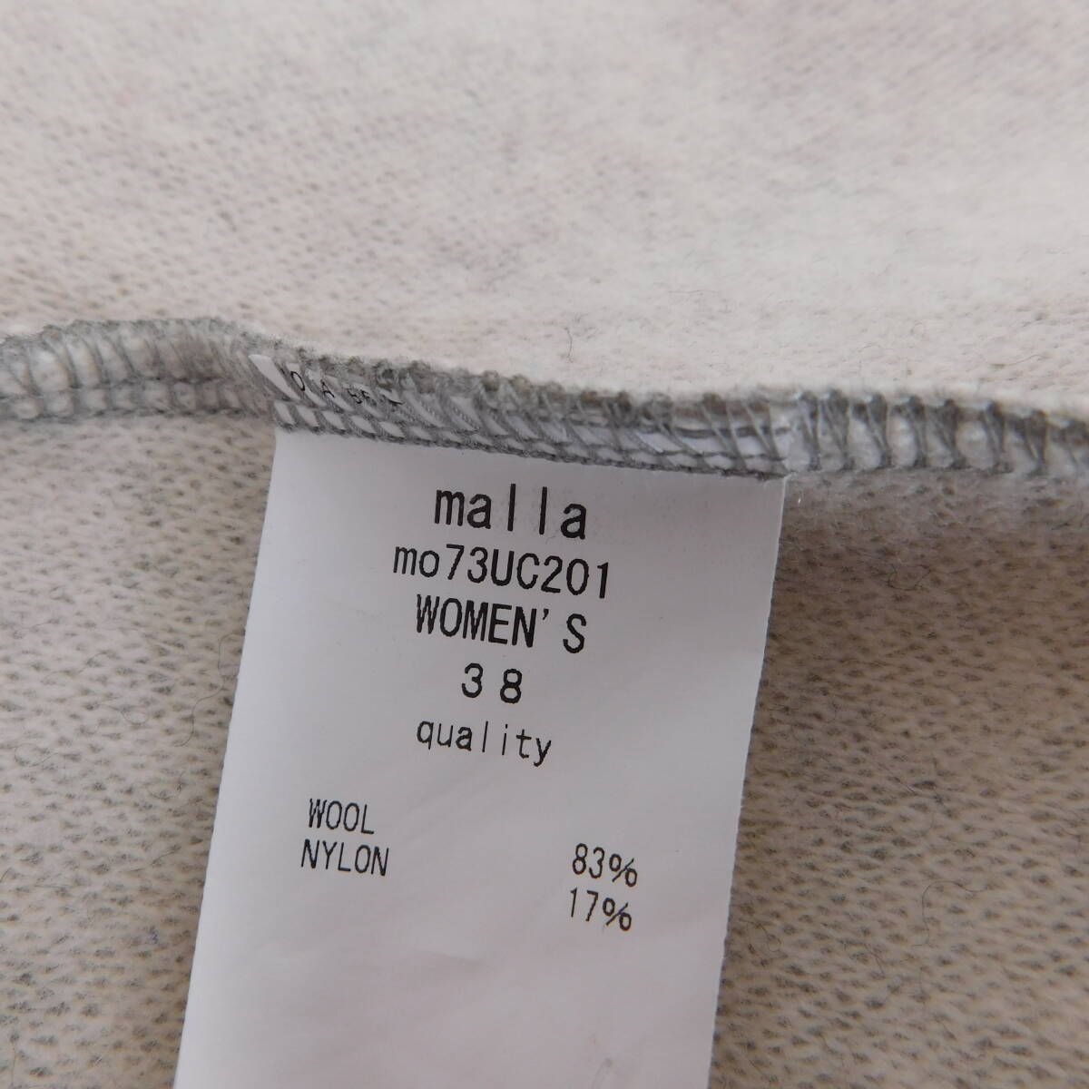 Yahoo!オークション - malla マーラ 1回着 ウールコート a767