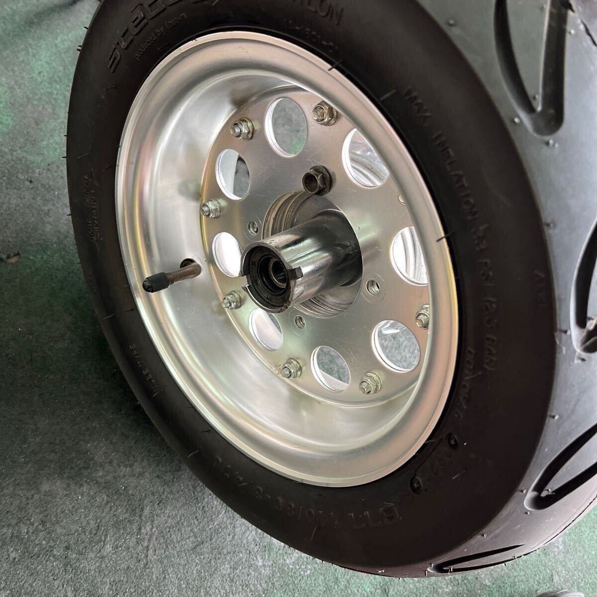 Yahoo!オークション - [走行80km]MINIMOTO製 モンキー 8インチ 3.5Jホ...