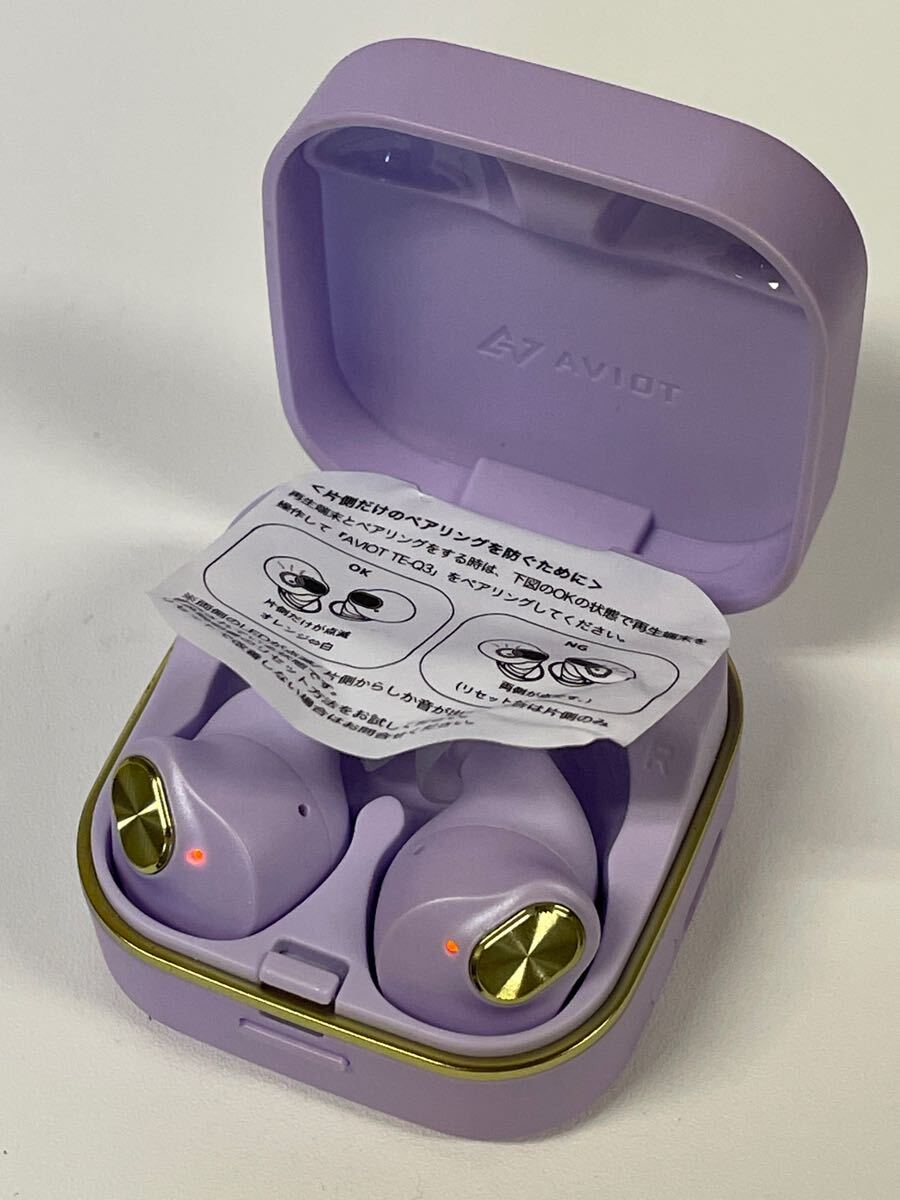 Yahoo!オークション - AVOIT TE-Q3 ワイヤレスイヤホン 動作確認/クリ...