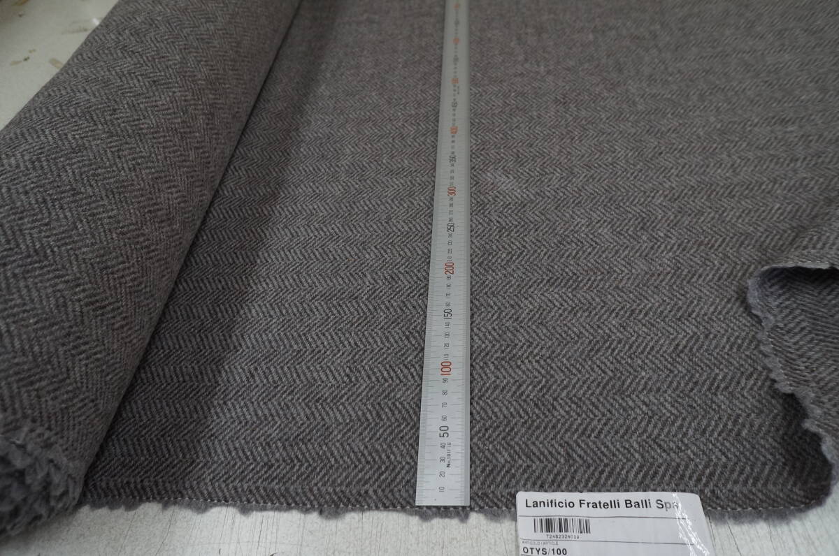 Yahoo!オークション - NO583-3.2 イタリア製 ウール100ヘリンボーン...