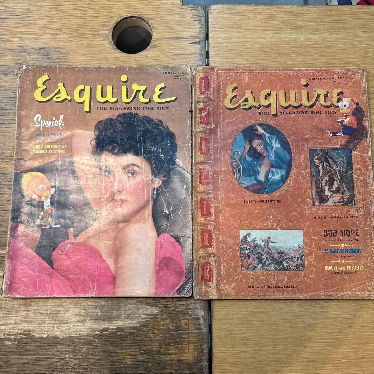 Yahoo!オークション - a1204-4.洋書 雑誌 ESQUIRE 2冊 (傷み含む) 洋雑...