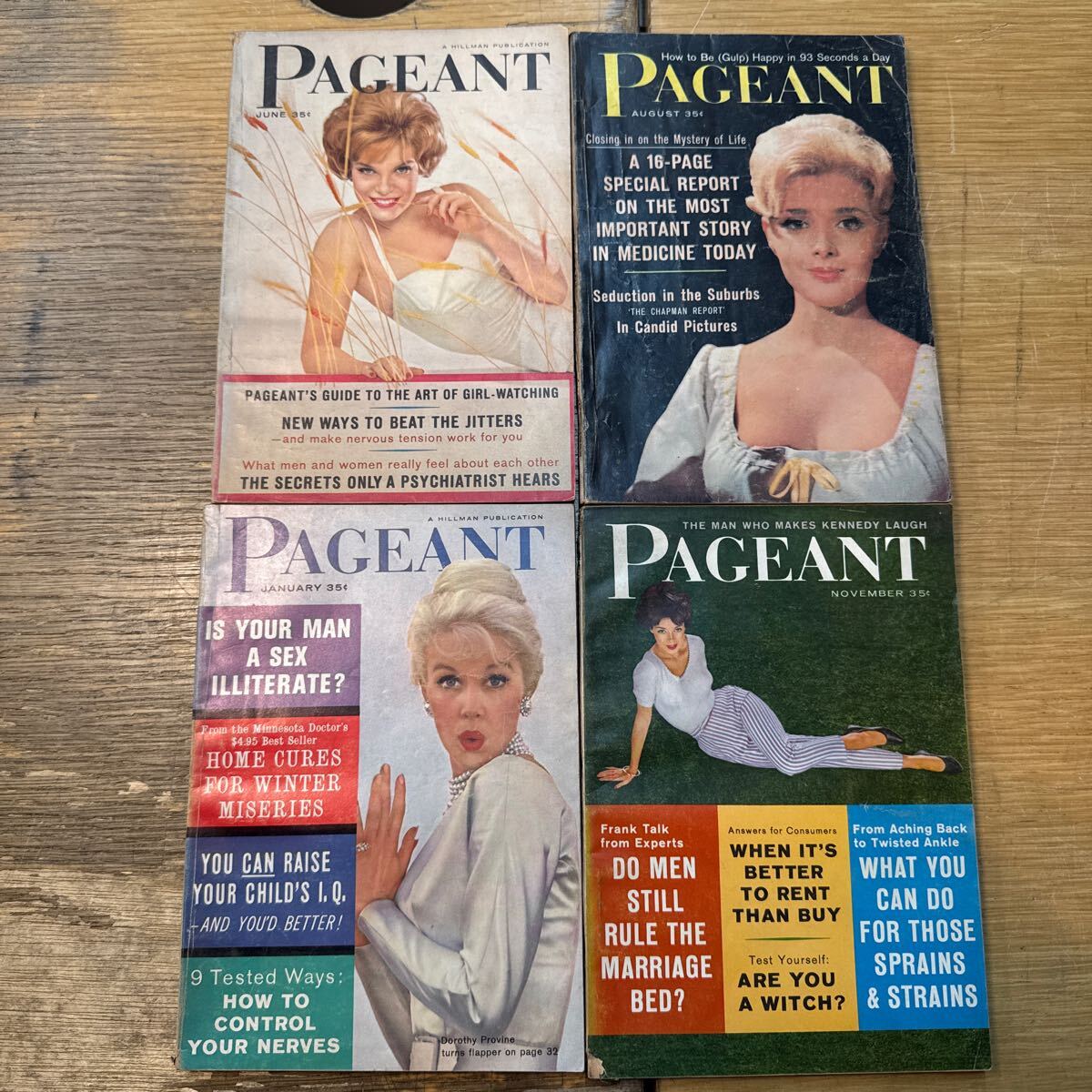 Yahoo!オークション - a1204-6.洋書 PAGEANT 4冊 まとめ 雑誌 magazine...