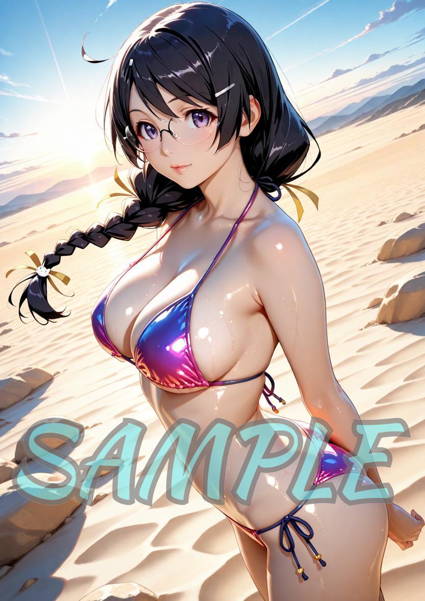 Yahoo!オークション - M3319 羽川翼 〈物語〉シリーズ ポスター A4 同...