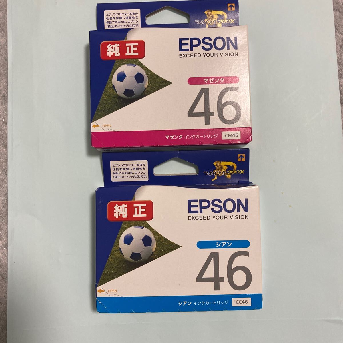Yahoo!オークション - EPSON インクカートリッジ ICM 46 ICC 46