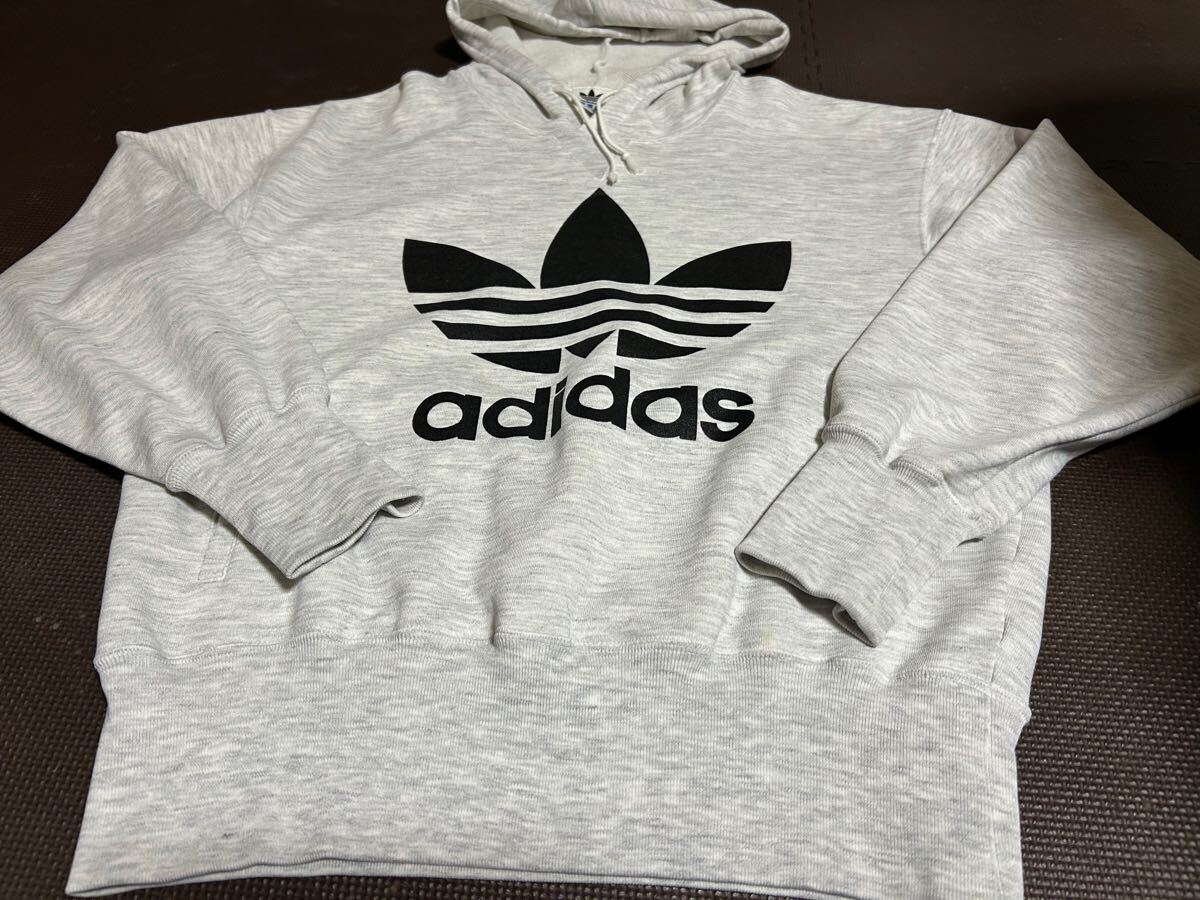 Yahoo!オークション - 美品adidasスウェットグレー ロゴ黒ストレッチパ...