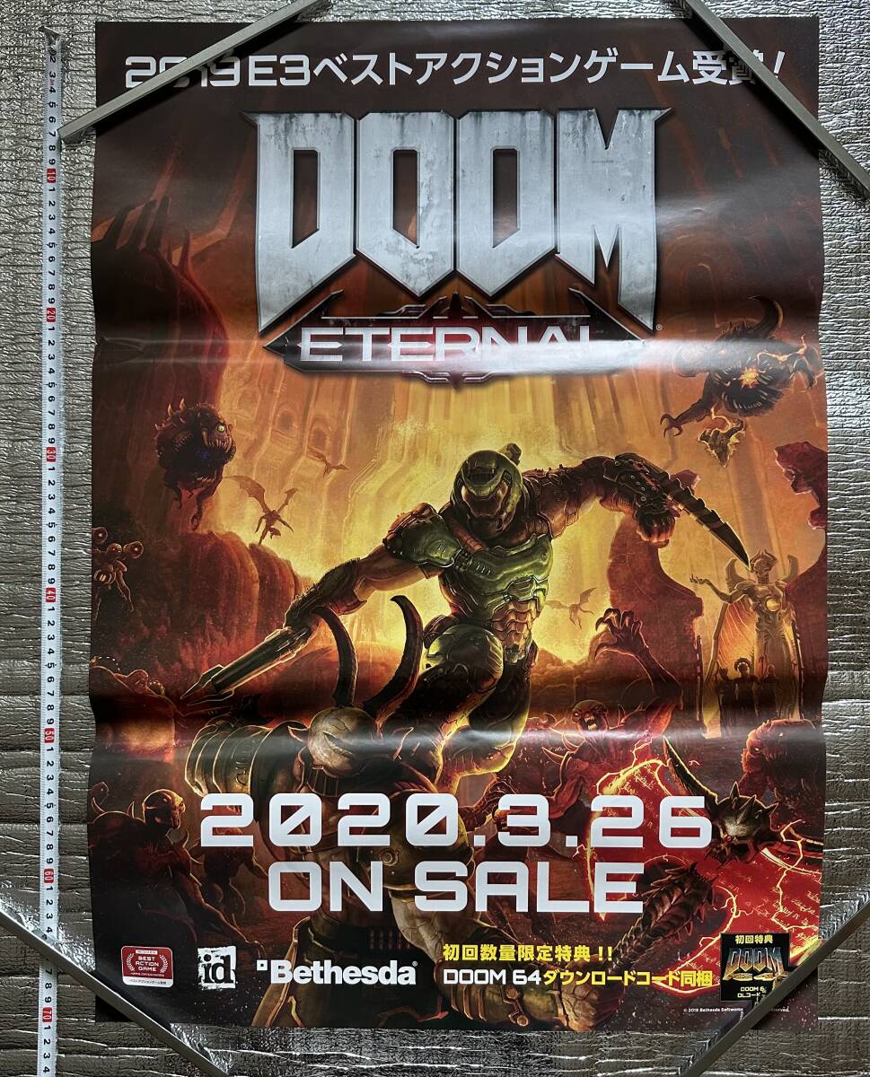 Yahoo!オークション - id software DOOM ETERNALポスター