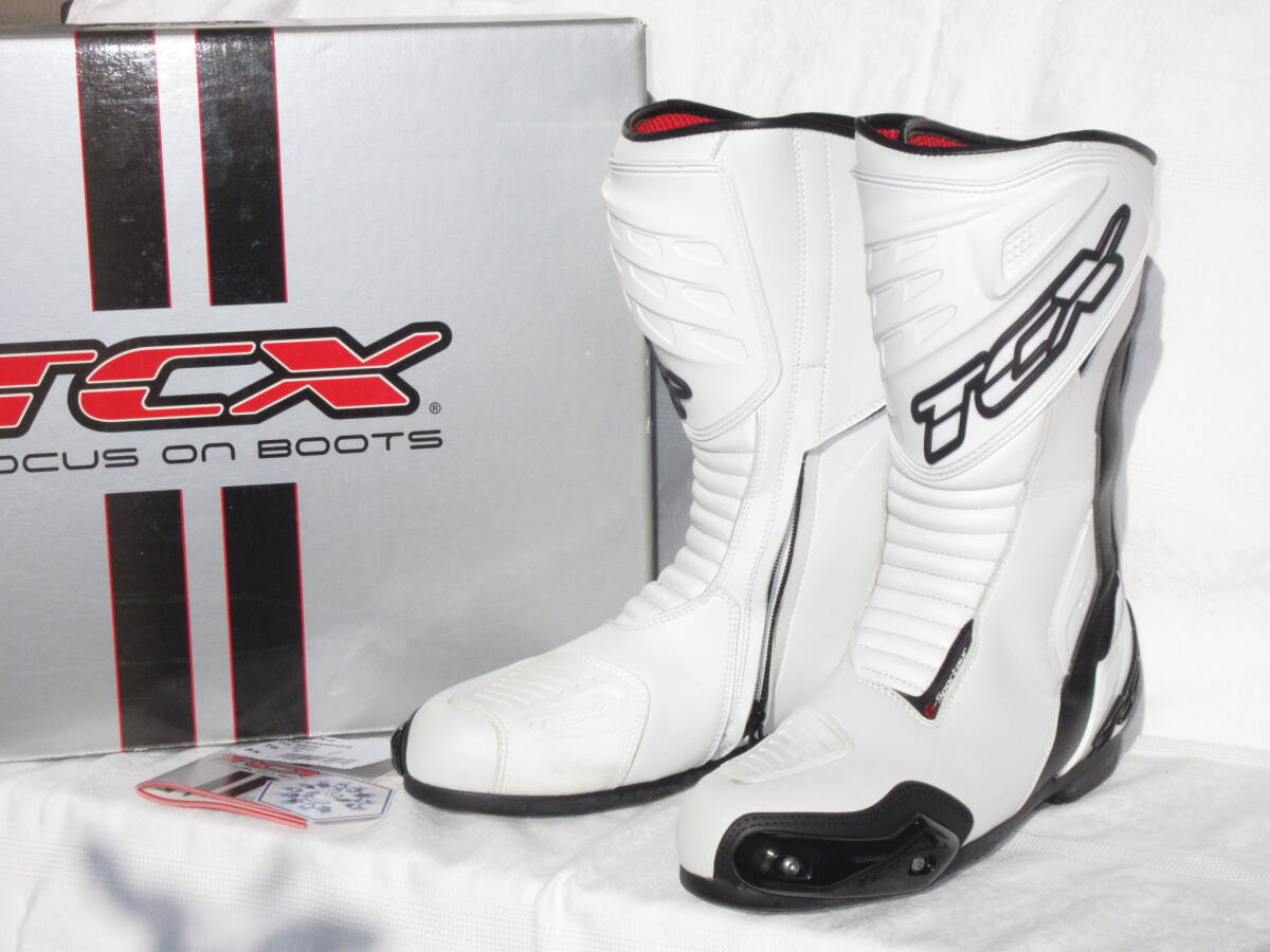 TCX タイチ取扱正規品 EU44 日本サイズ27.5cm サーキットブーツ HONDA CBR 隼 R1R6 ZX GSXR パニガーレxpdsidiスーパースポーツの方(27.5cm ...