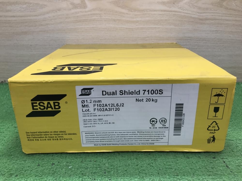 Yahoo!オークション - 012 未使用品 ESAB 溶接用ワイヤー20kg 7100S 1....
