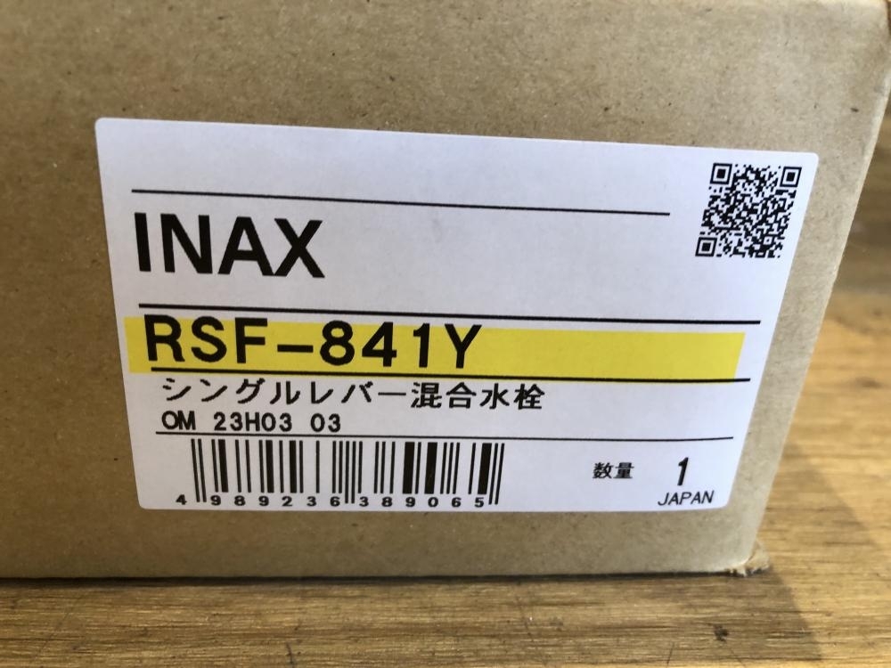 Yahoo!オークション - 004 未使用品 INAX シングルレバー混合水栓 RSF-...