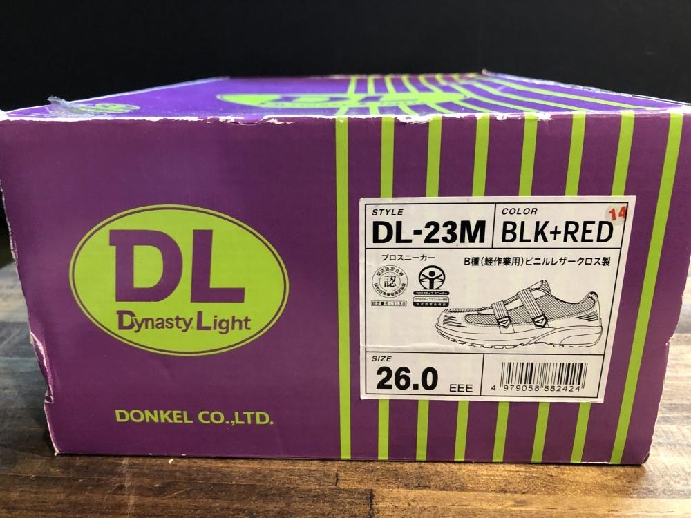Yahoo!オークション - 004 未使用品 ドンケル 安全靴26.0cm DL-23M BLK...