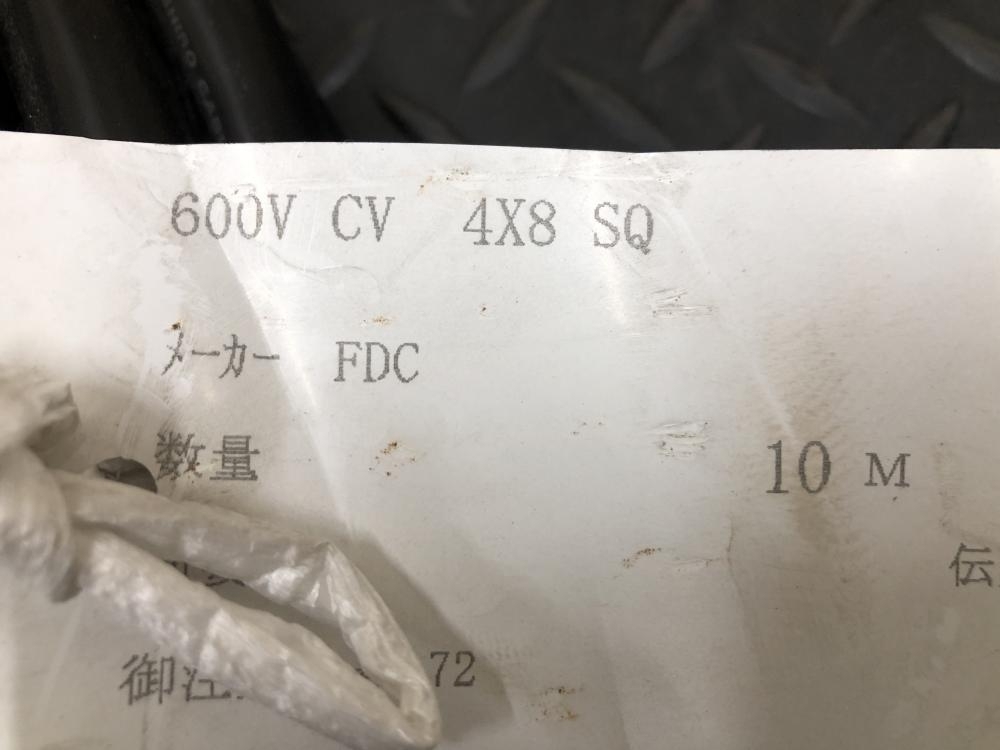 Yahoo!オークション - 017 未使用品・即決価格 CVケーブル 4×8 長さ10...