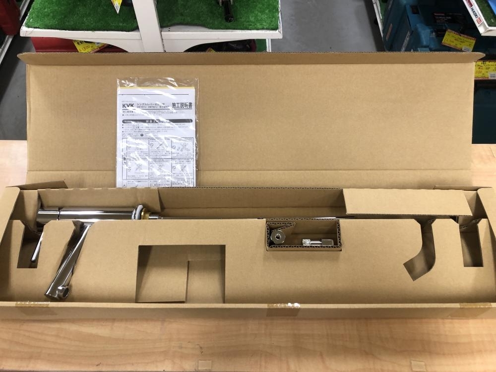 Yahoo!オークション - 005 未使用品 KVK 洗面用台付シングルレバー混合...