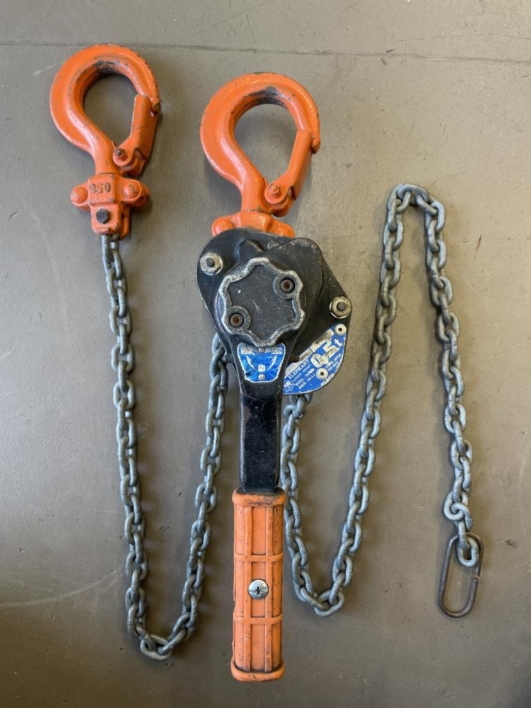 Yahoo!オークション - 009 おすすめ商品 象印 レバーホイスト YAD-50 ...