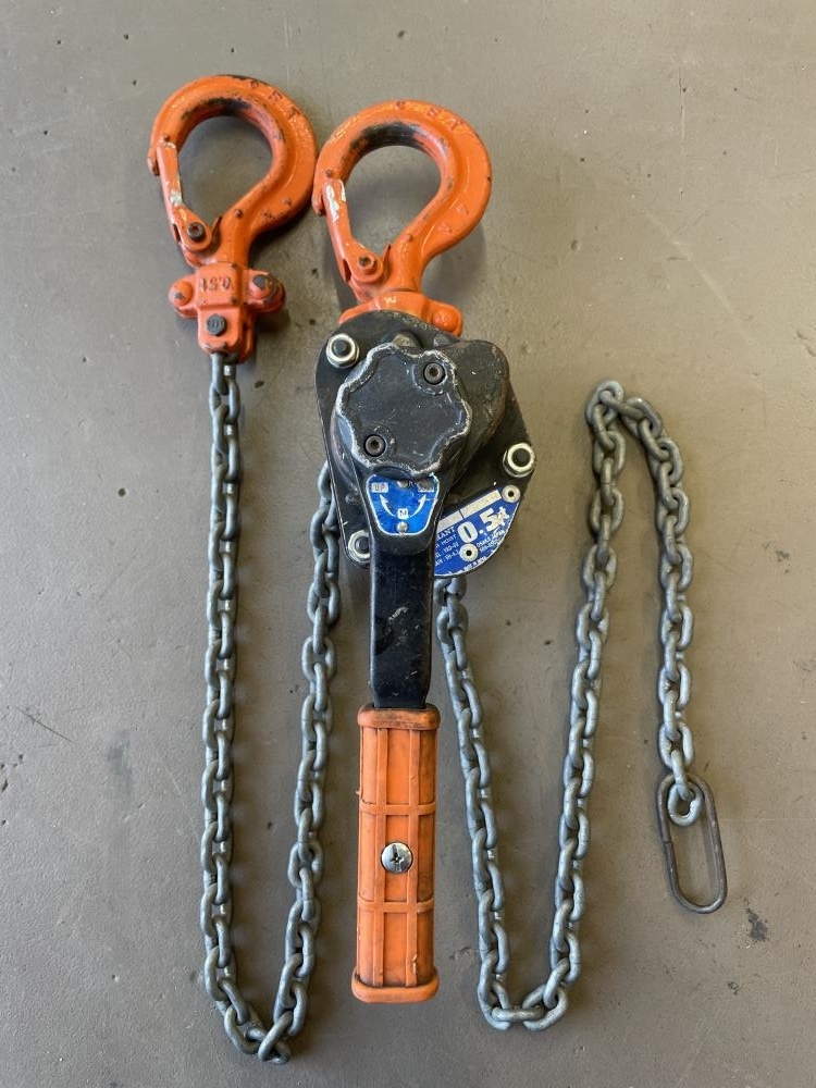 Yahoo!オークション - 009 おすすめ商品 象印 レバーホイスト YAD-50 ...