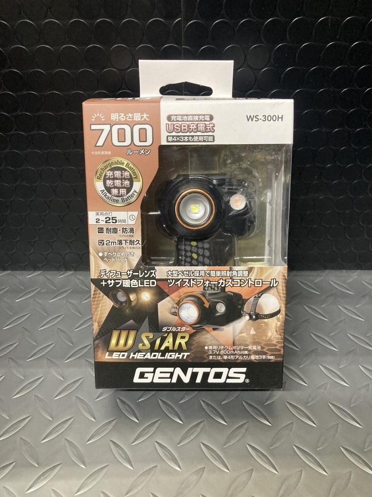 Yahoo!オークション - 019 未使用品 GENTOS LEDヘッドライト WS-300H