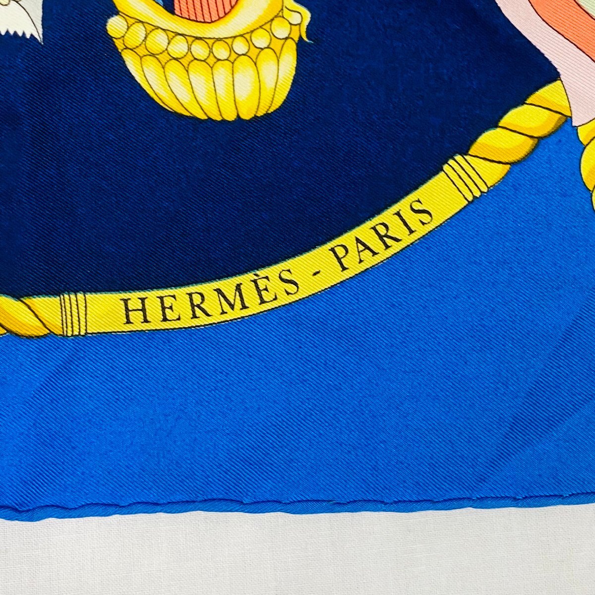 Yahoo!オークション - エルメス HERMES パリ PARIS ミニスカーフ スカ...