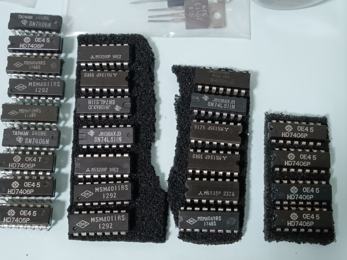 Yahoo!オークション - 電子部品いろいろ IC HD7406P 日立 OKI MSM4011...