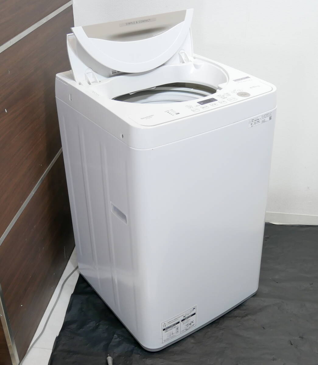 Yahoo!オークション - 送料無料(R611-B34)SHARP シャープ 全自動洗濯...