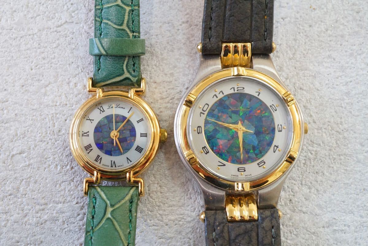 Yahoo!オークション - F677 モザイクオパール opal 文字盤 フェイス 腕...