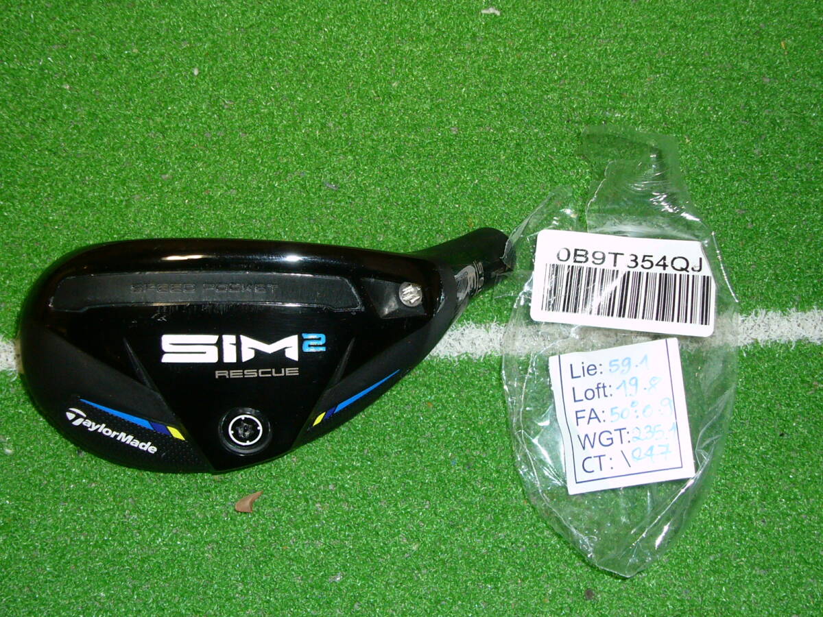 Yahoo!オークション - TylorMade テーラーメイド SIM2 RESCUE 3U 19.5...