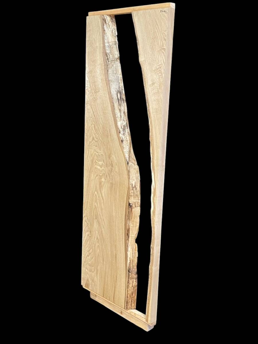 栗 Y372-2 一枚板 乾燥材 棚板 カウンター テーブル DIY 耳付 天 栗 Y372-2 一枚板 乾燥材 棚板 カウンター テーブル DIY 耳付 天