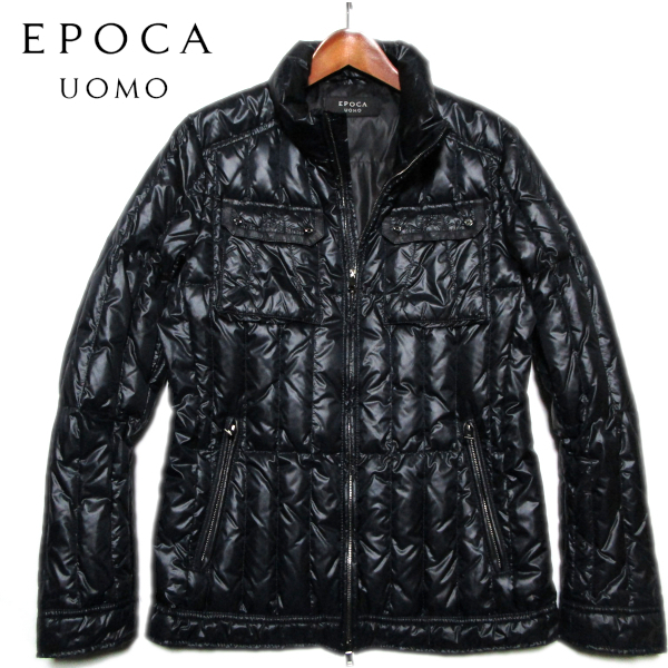 EPOCA UOMO ミリタリー ダウンジャケット スタンドカラー サイズ46 M ダークネイビー エポカウォモ 三陽商会(Mサイズ)｜売買されたオークション情報、yahooの商品情報を ...