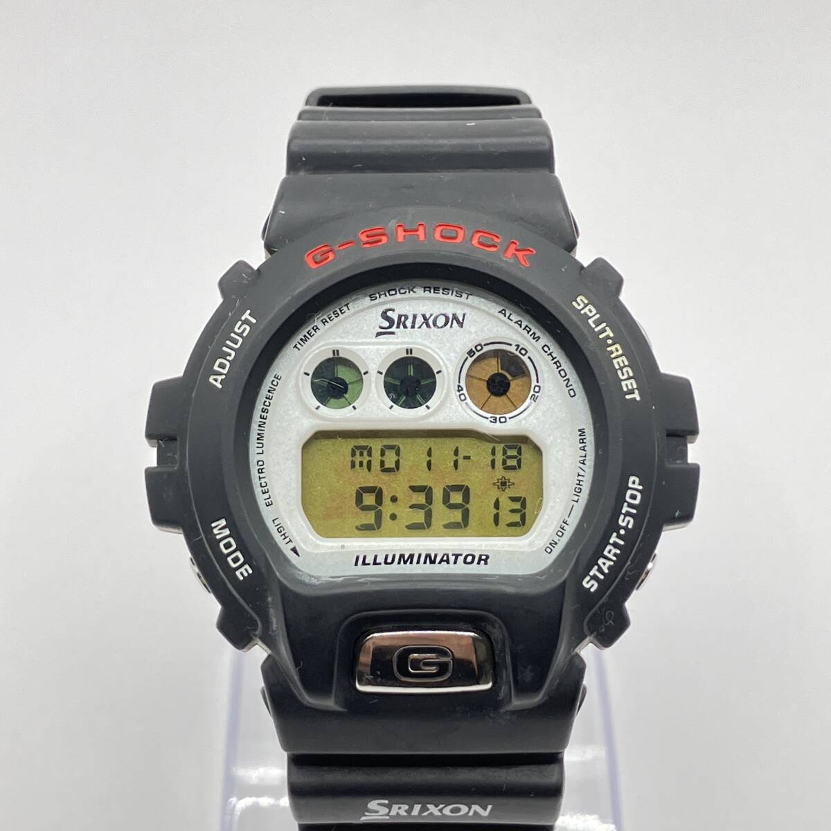 Yahoo!オークション - 【美品】G-SHOCK DW6900 SRIXON 限定モデル ブラ...
