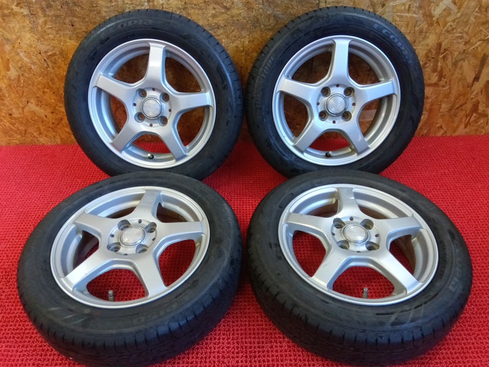 Yahoo!オークション - 溝有 ブリヂストン エコピア EP150 155/65R14 ホ...