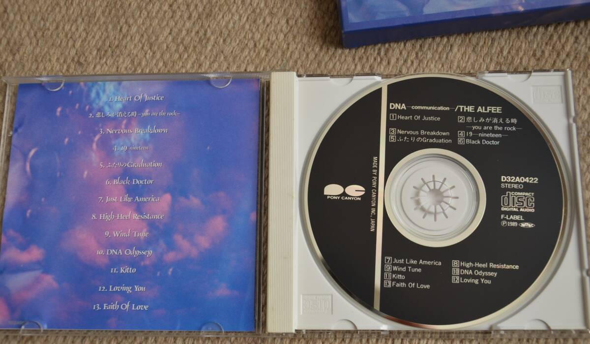 Yahoo!オークション - THE ALFEE ＞ アルフィー「 DNA 」CD 中古
