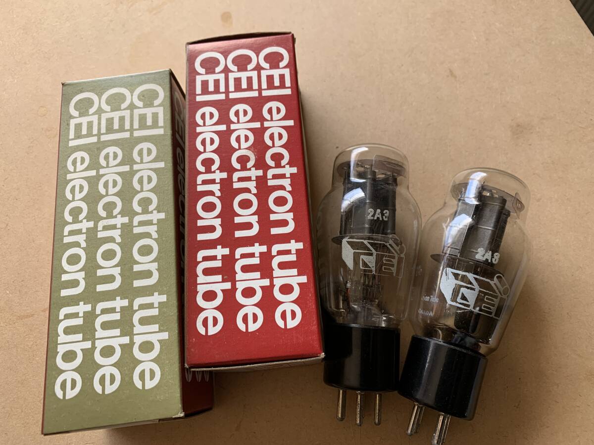 Yahoo!オークション - 2A3 CEI ELECTRON TUBE ペア 動作確認済