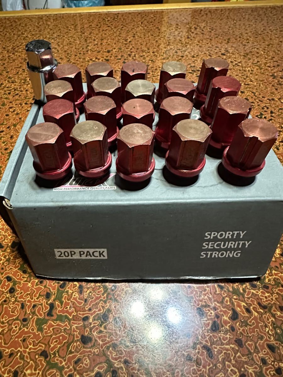 Yahoo!オークション - Durax アルミナット20個 ロックナット M12 P1.2...