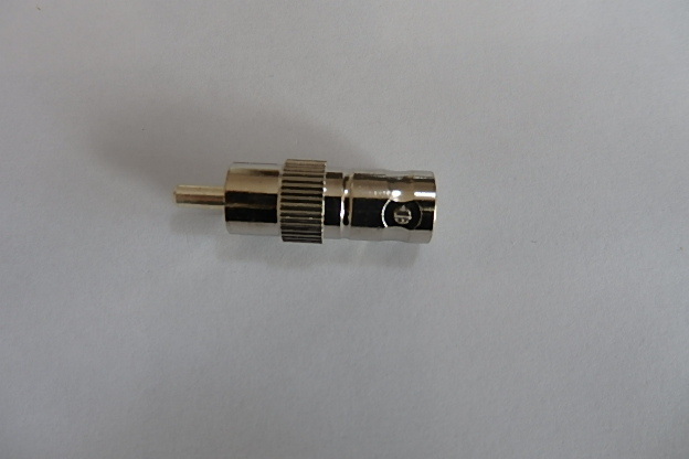 Yahoo!オークション - 同軸コネクター BNC-PをRCA-Pに変換するコネクタ...